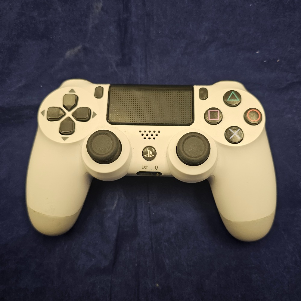 Pre-owned Sony PS4 DualShock 4 Wireless Controller - Glacier White - Own4Less